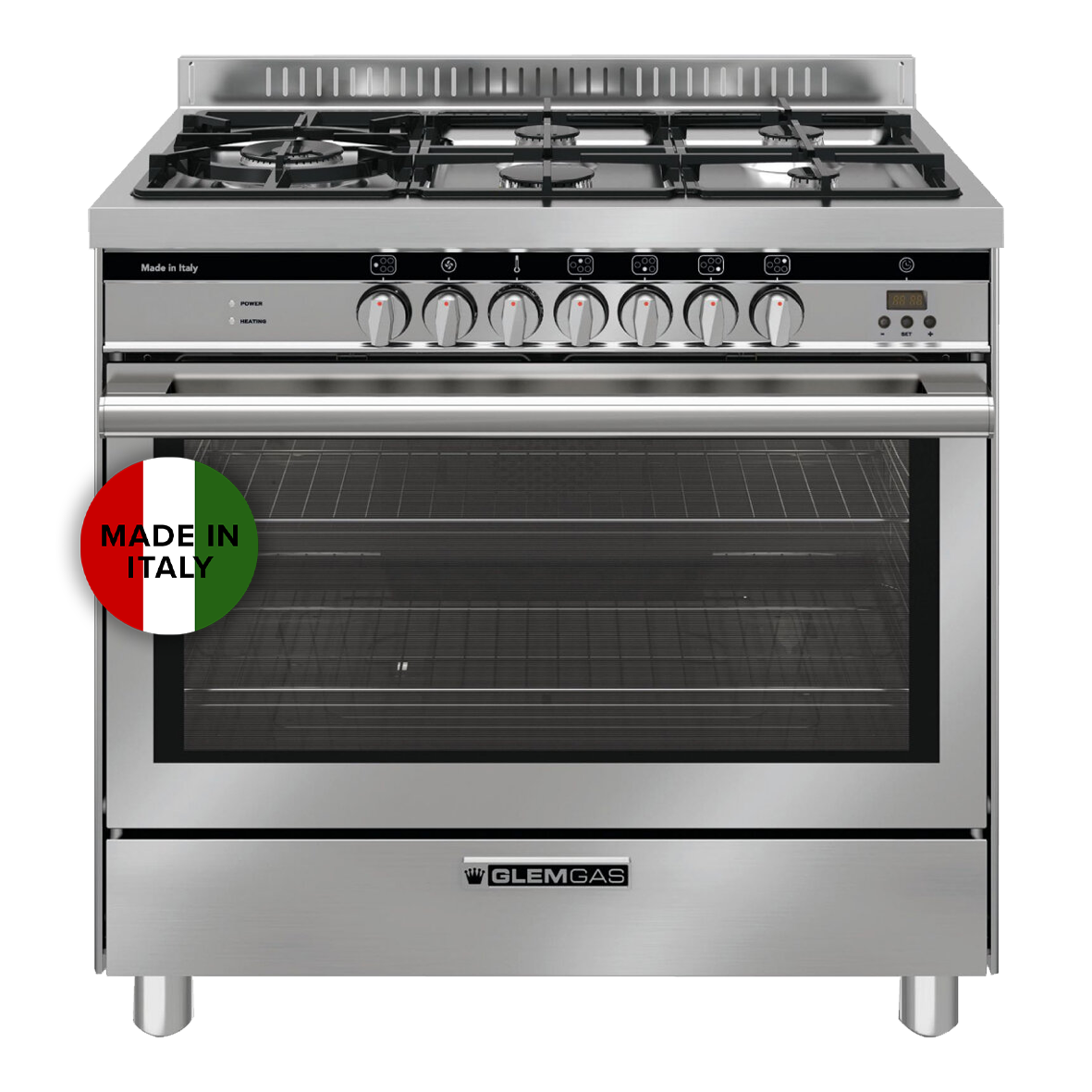 GS965GE 90cm Stainless Steel Gas Cooker – Daniela Appliances